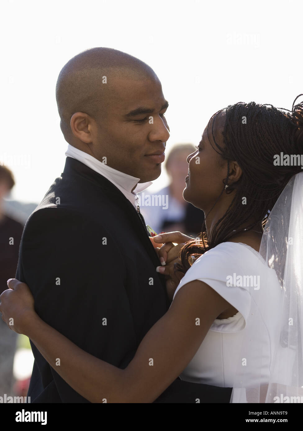 Side profile of a young couple dancing hi-res stock photography and ...