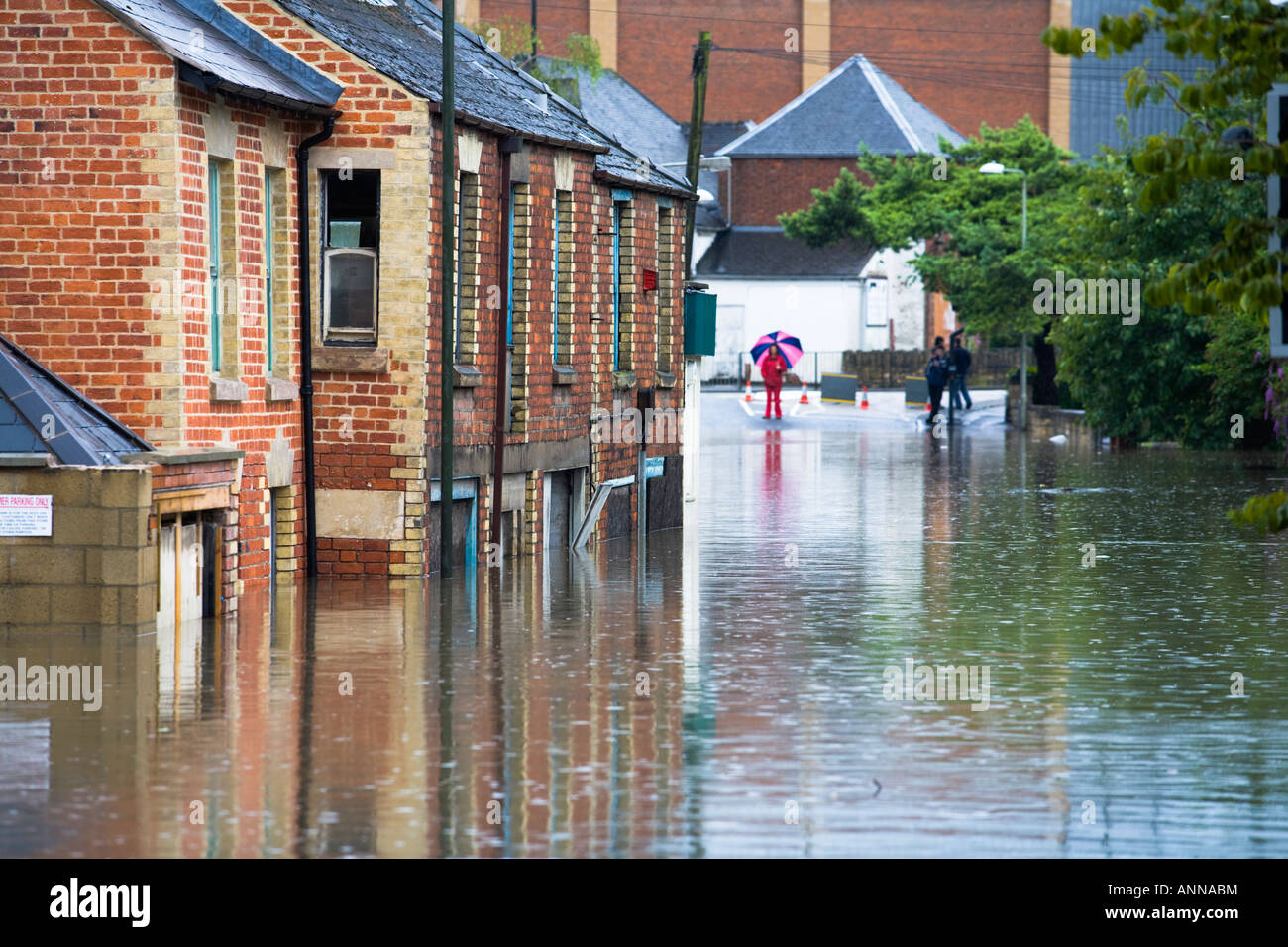 Flooding in Stroud, UK July 2007 Stock Photo - Alamy