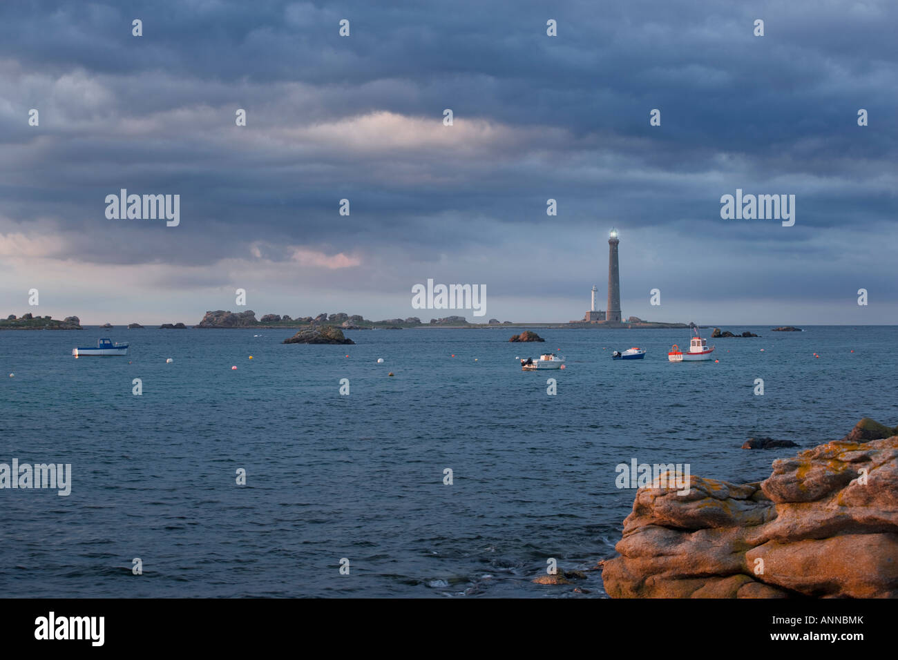 France Brittany Coast Lighthouse de i lle Vierge Stock Photo - Alamy