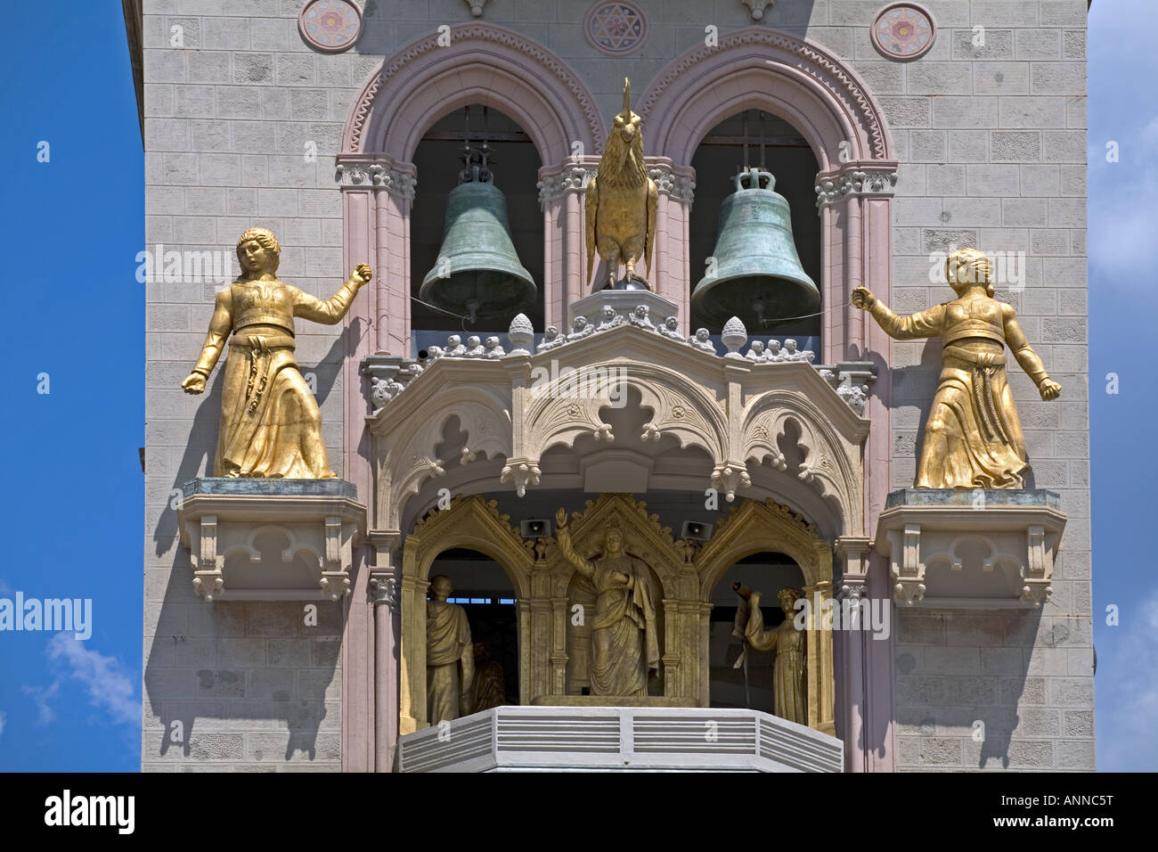 Figures Bells Astronomical Clock Campanile Duomo Messina Sicily Italy ...