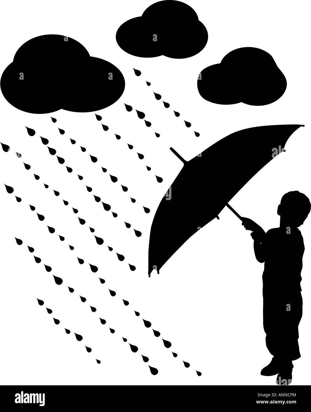 Umbrella child Black and White Stock Photos & Images - Alamy