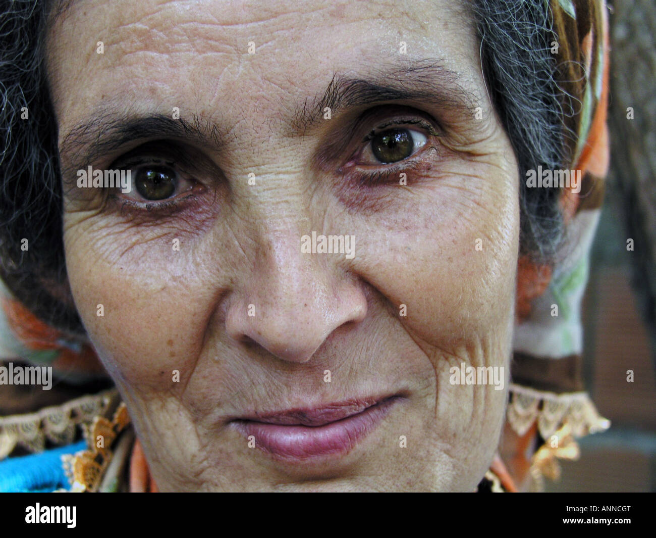 Portrait of an older turkish woman hi-res stock photography and images ...