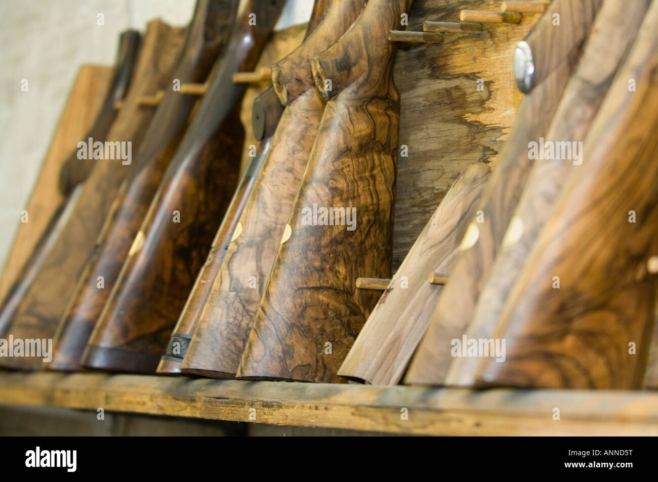 Picture shows gunmakers Watson Bros in their workshop in London Stock Photo - Alamy