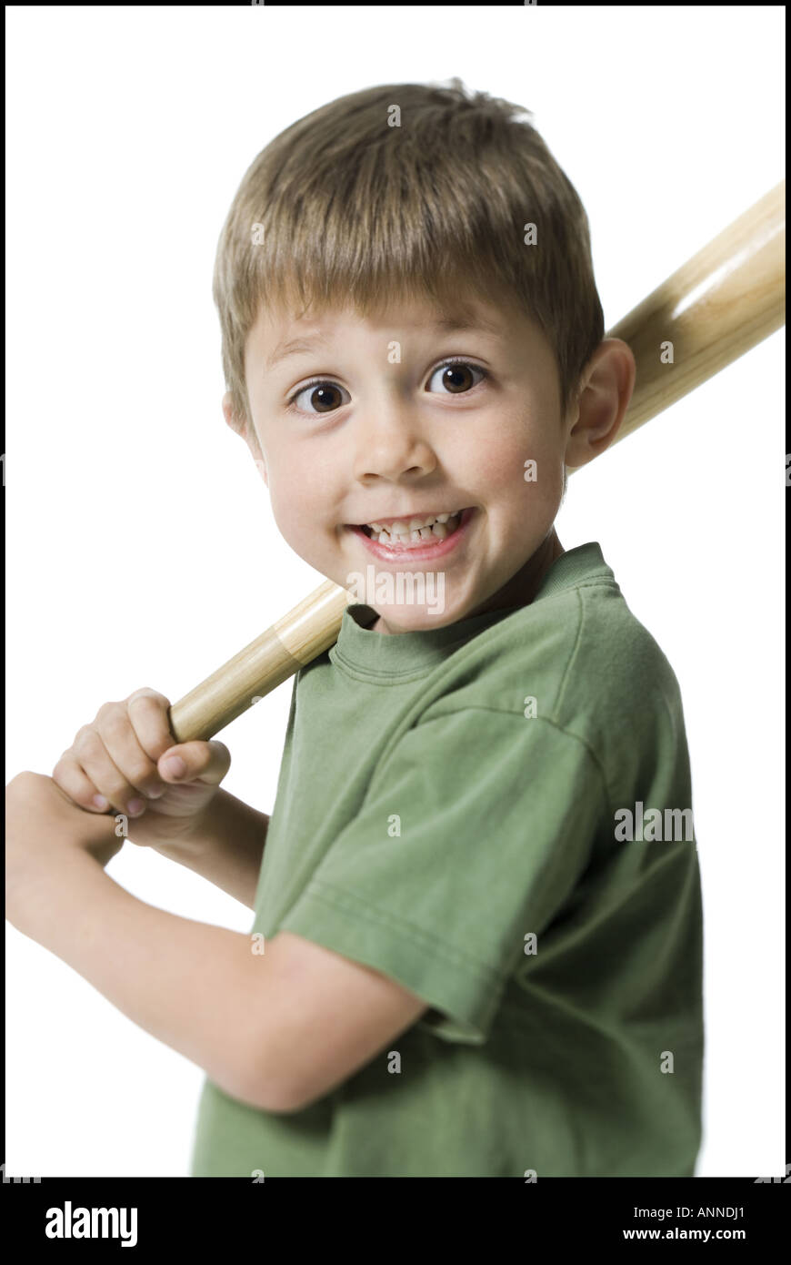 Boy with a baseball bat hi-res stock photography and images - Alamy
