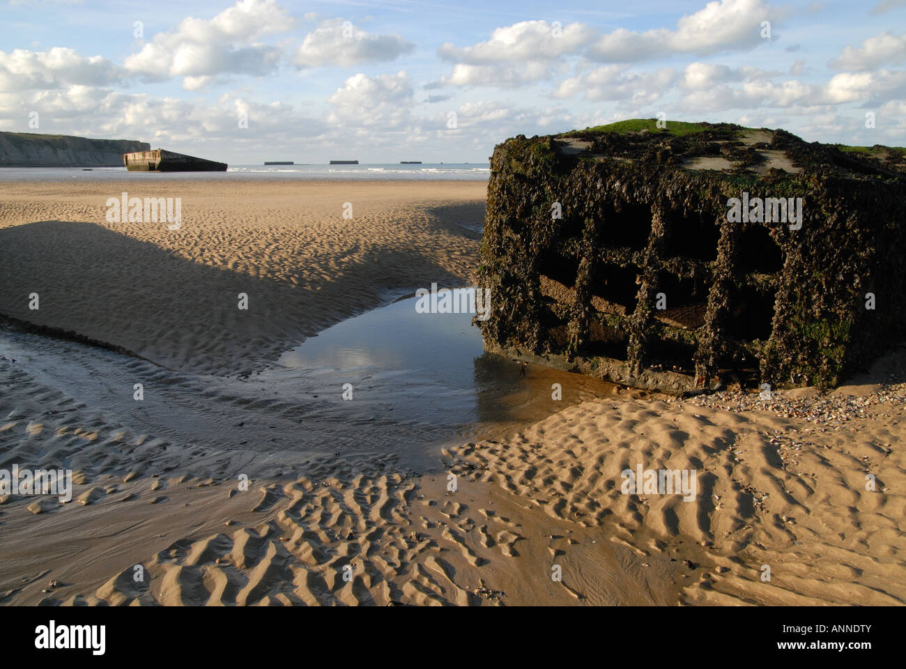 Sections of Mulberry Harbour used in D-Day Normandy landings ...