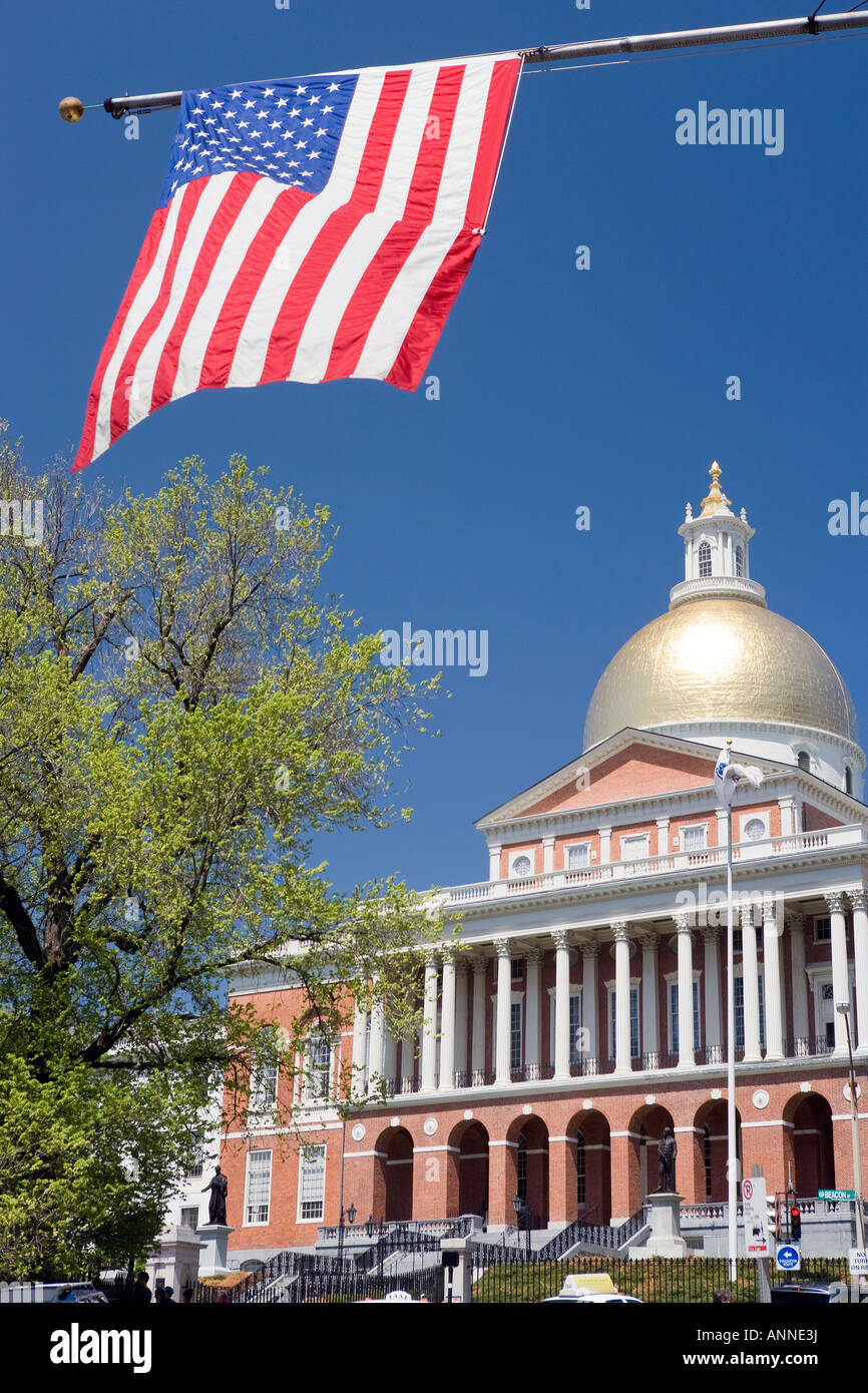 USA Boston Massachusetts The new State house Stock Photo - Alamy