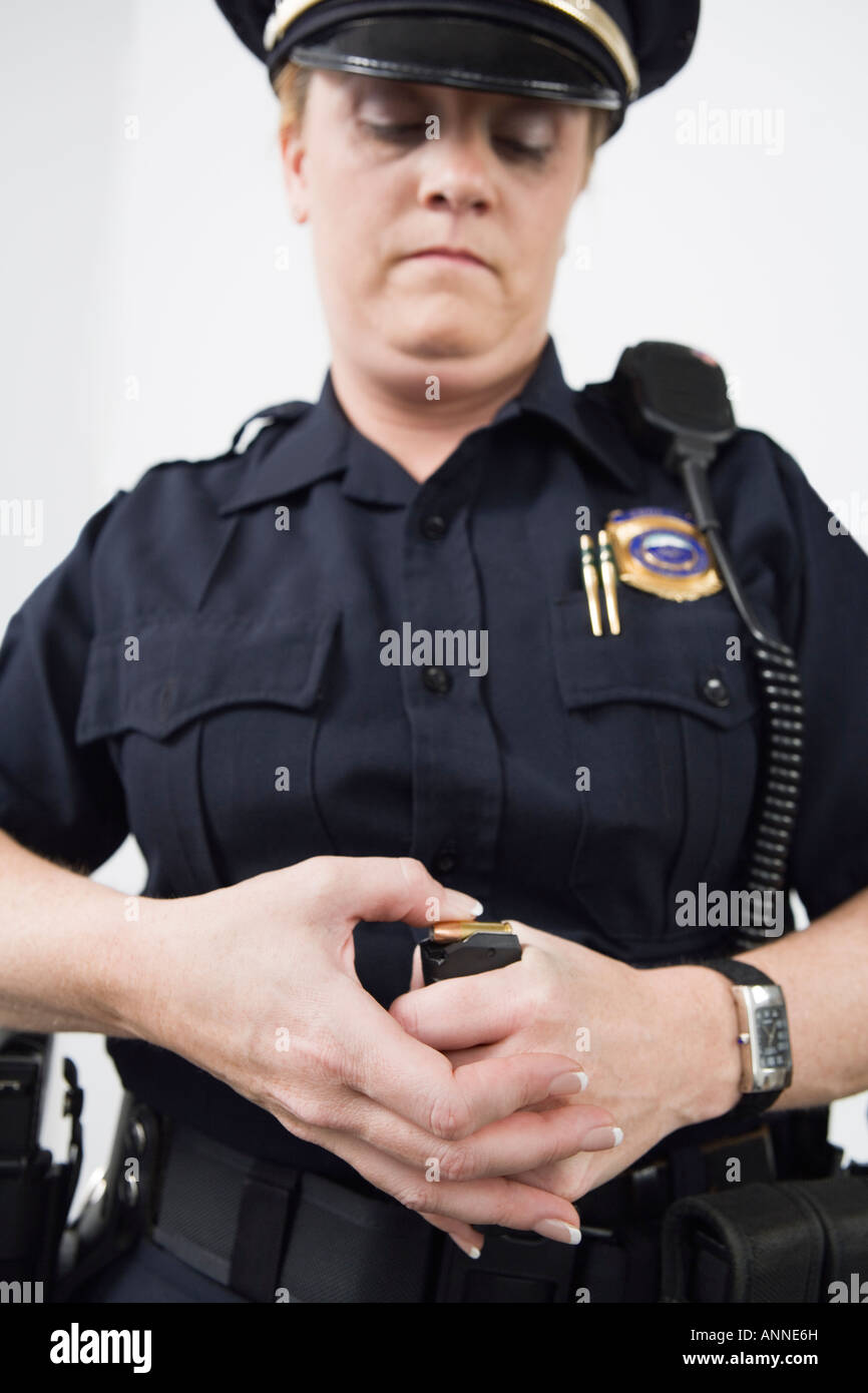 Woman loading gun hi-res stock photography and images - Alamy