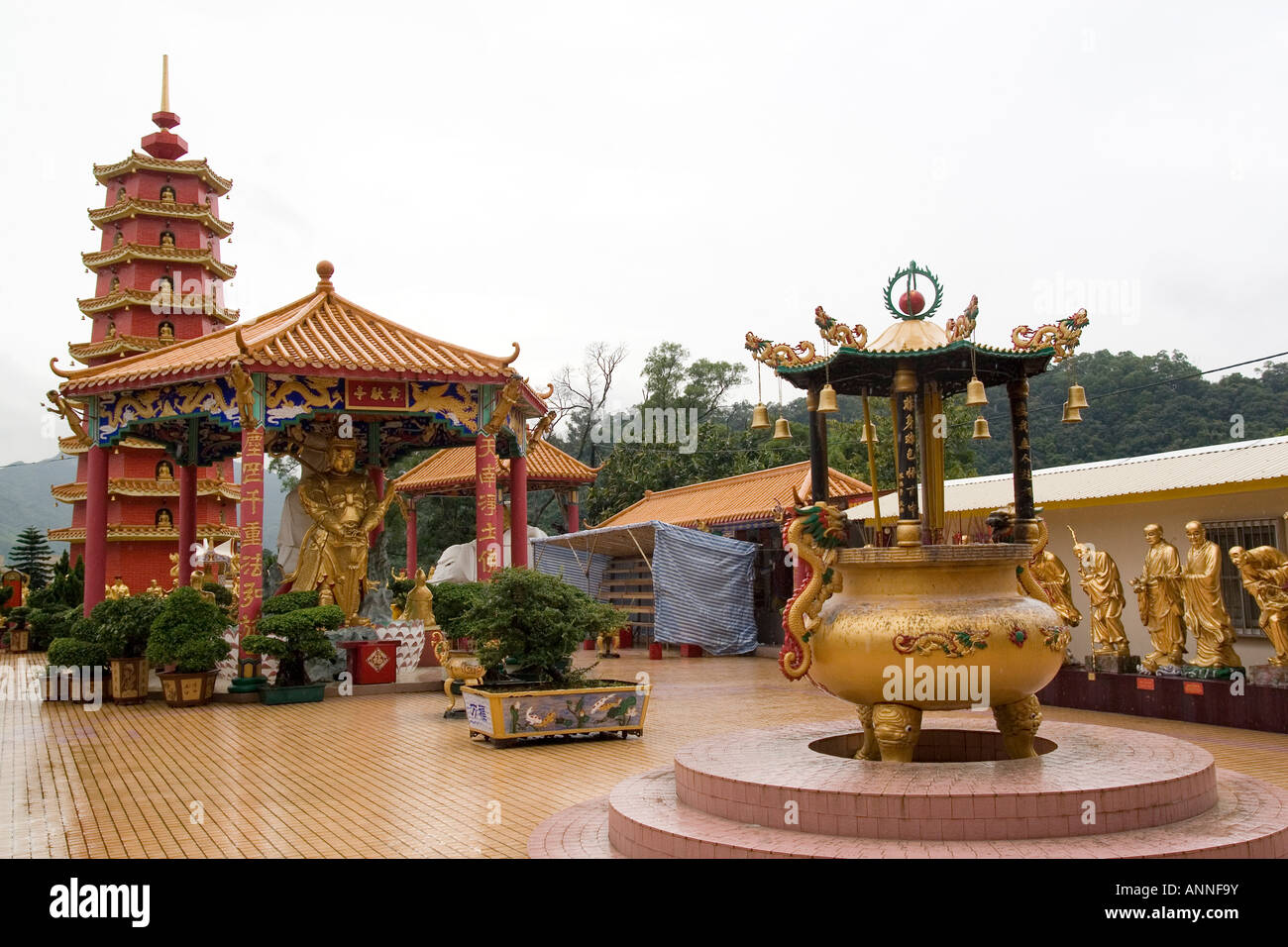 10000 buddhas temple hi-res stock photography and images - Alamy