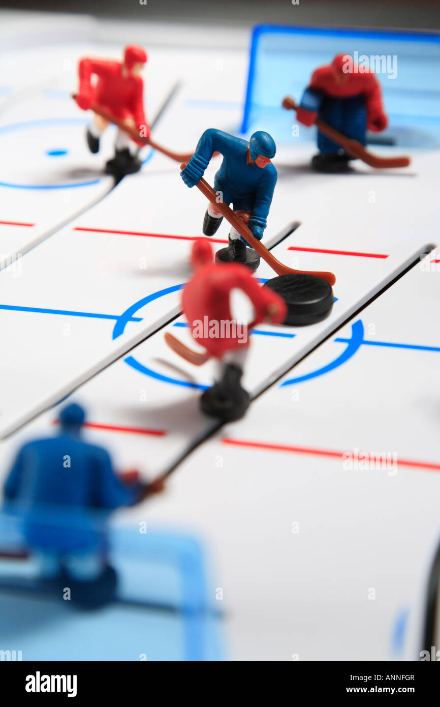 Table hockey concept image Stock Photo - Alamy