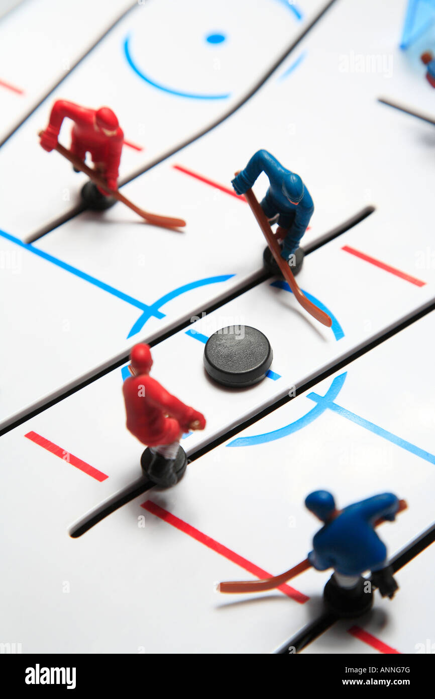 Table hockey concept image Stock Photo - Alamy