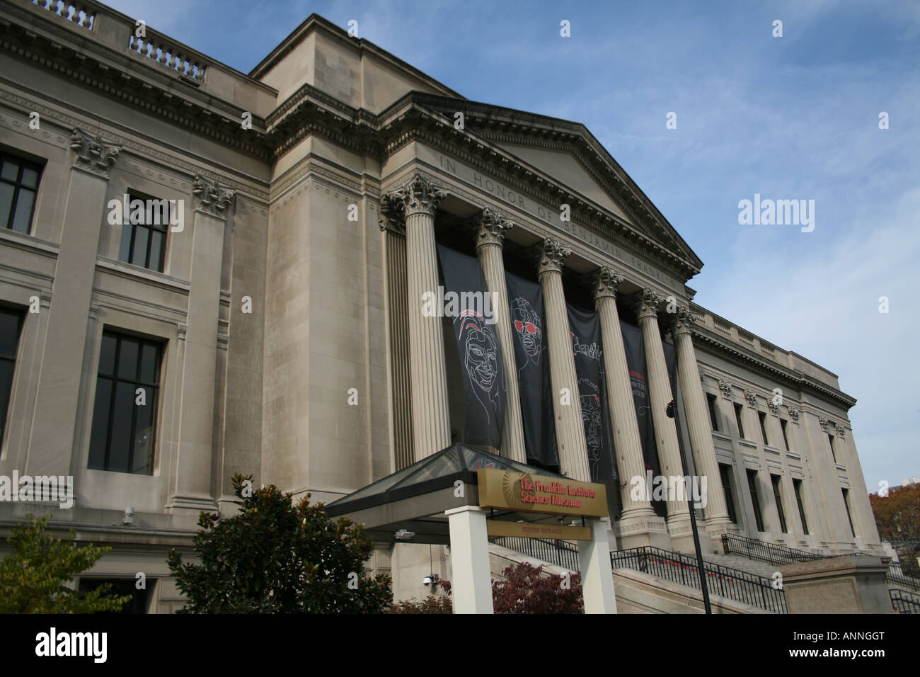 exterior view of Franklin Institute Philadelphia Pennsylvania November ...