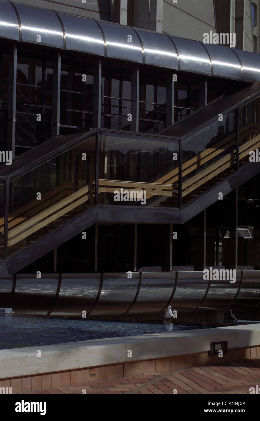 Modern architecture, Michael Fowler Centre, Wellington, North Island ...