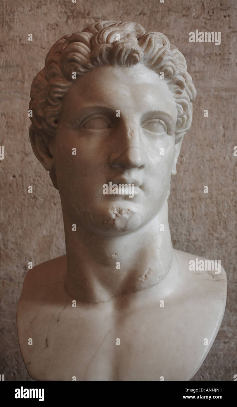 Alexander the Great (Alessandro Magno), Capitoline Museum, Rome, Italy ...