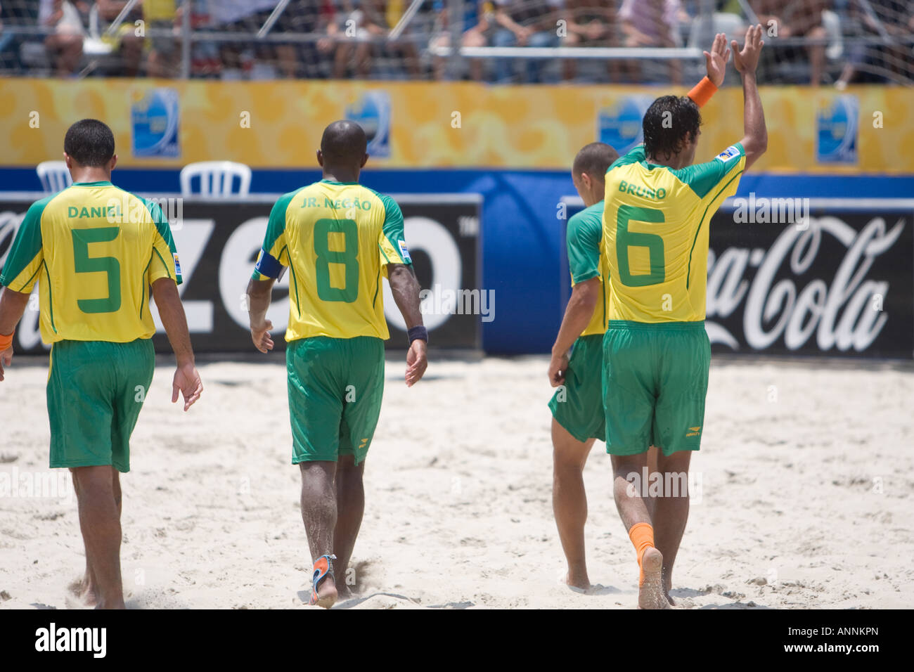Brazil Beach Football Stock Photo - Alamy