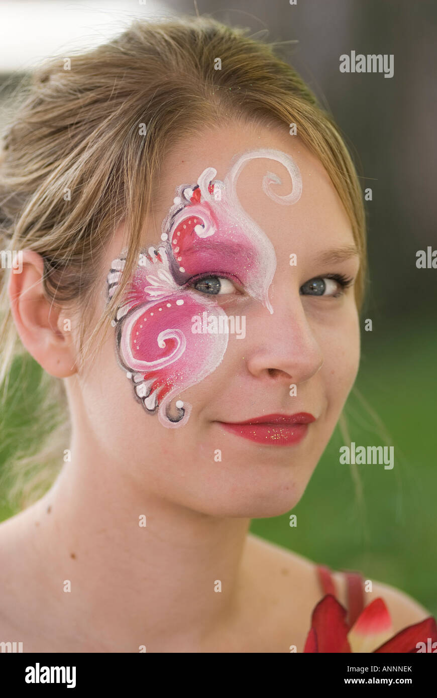 French face paint hi-res stock photography and images - Alamy