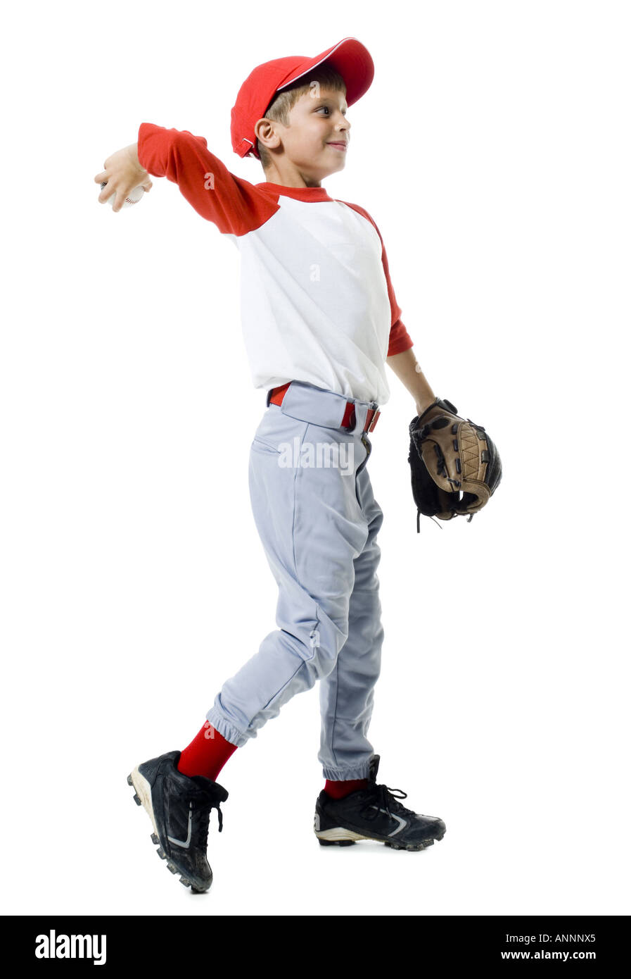 Baseball player throwing a baseball Stock Photo - Alamy
