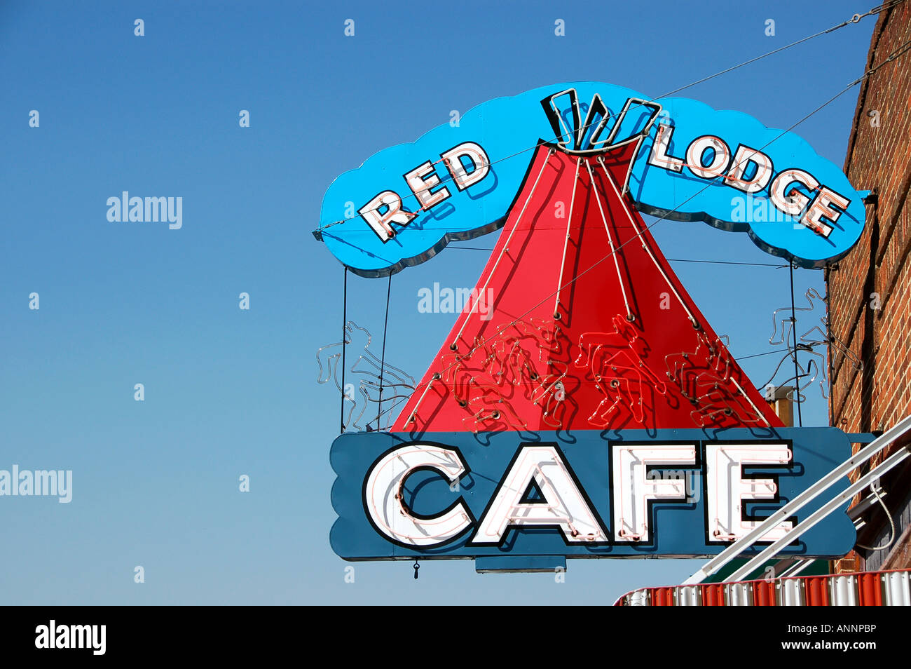 Red lodge cafe hi-res stock photography and images - Alamy