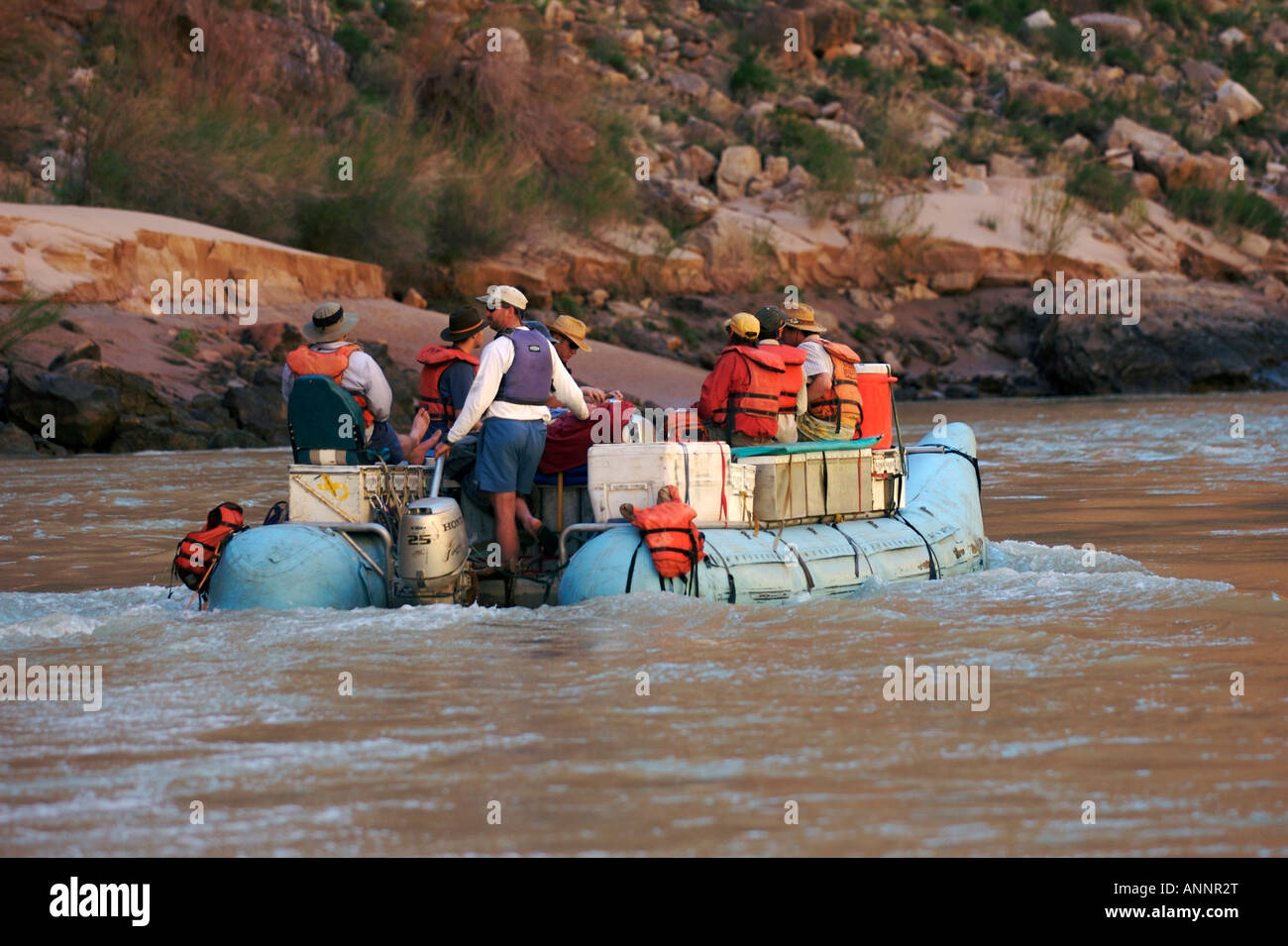 Raft With Outboard Motor High Resolution Stock Photography and Images ...