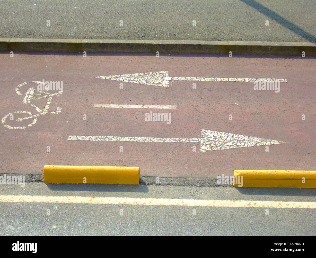 Cycle lanes in Northern Spain Stock Photo - Alamy
