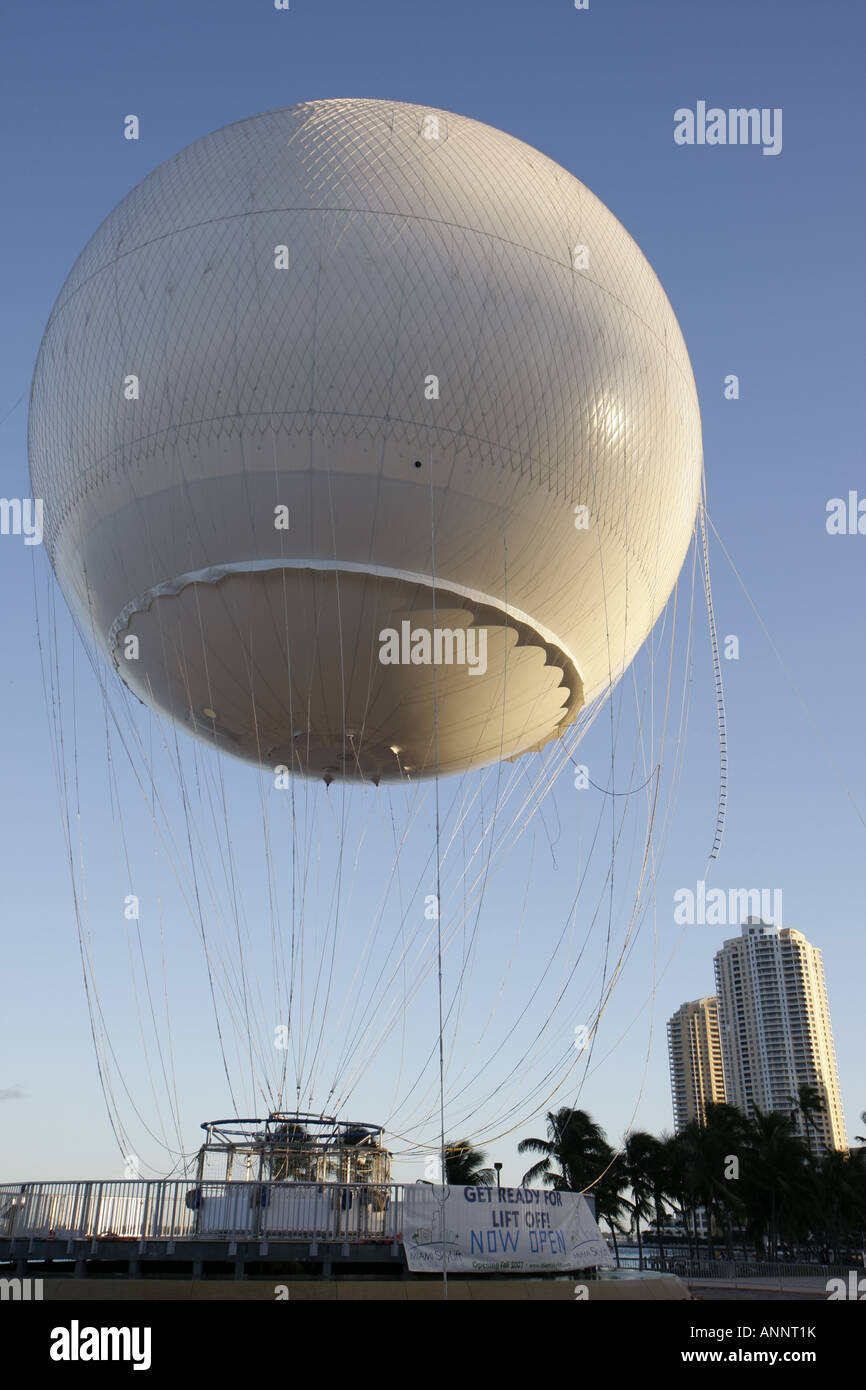Miami Florida,Bayfront Park,hot air balloon,FL071201074 Stock Photo - Alamy