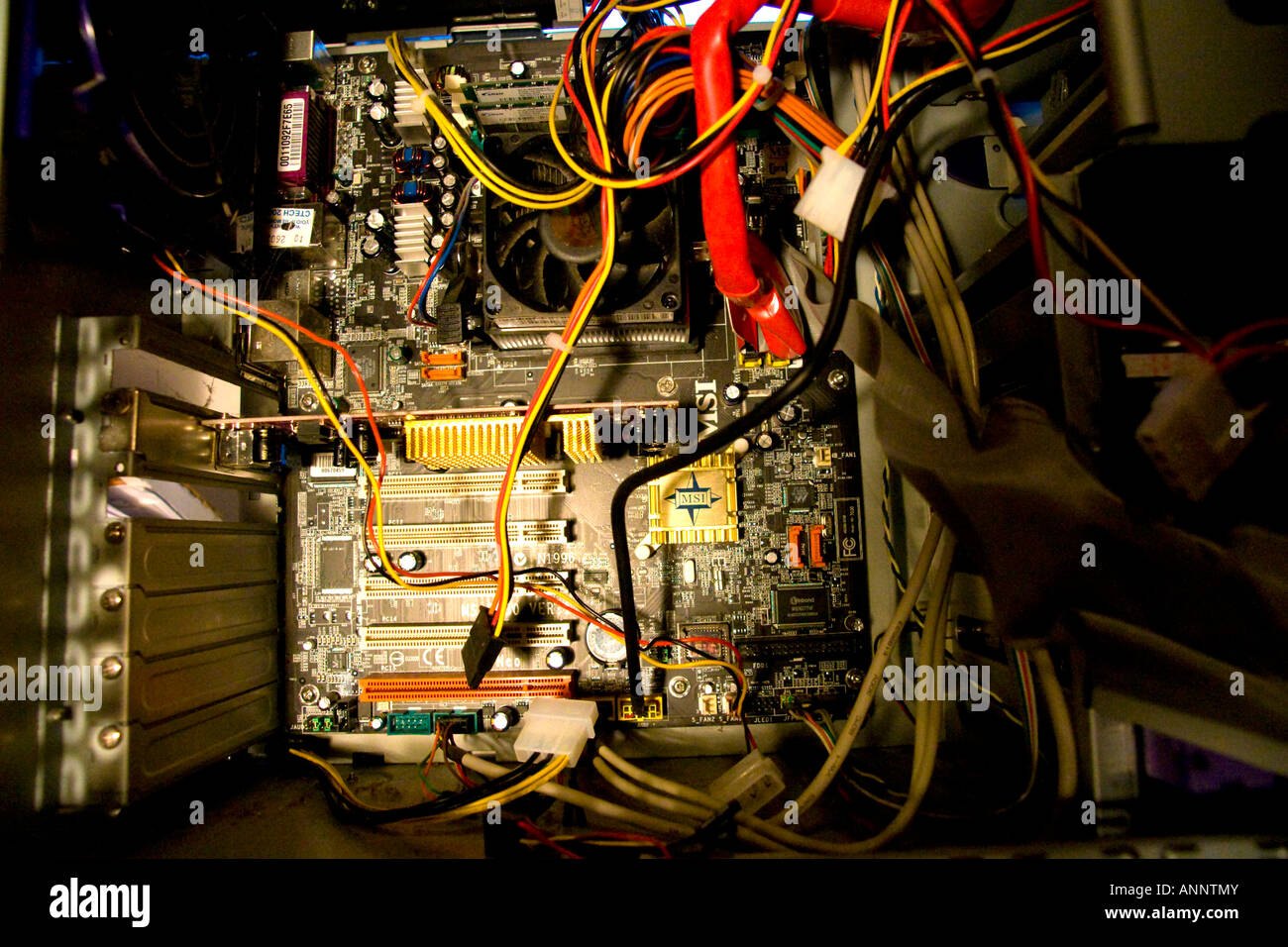 desktop computer interior Stock Photo - Alamy