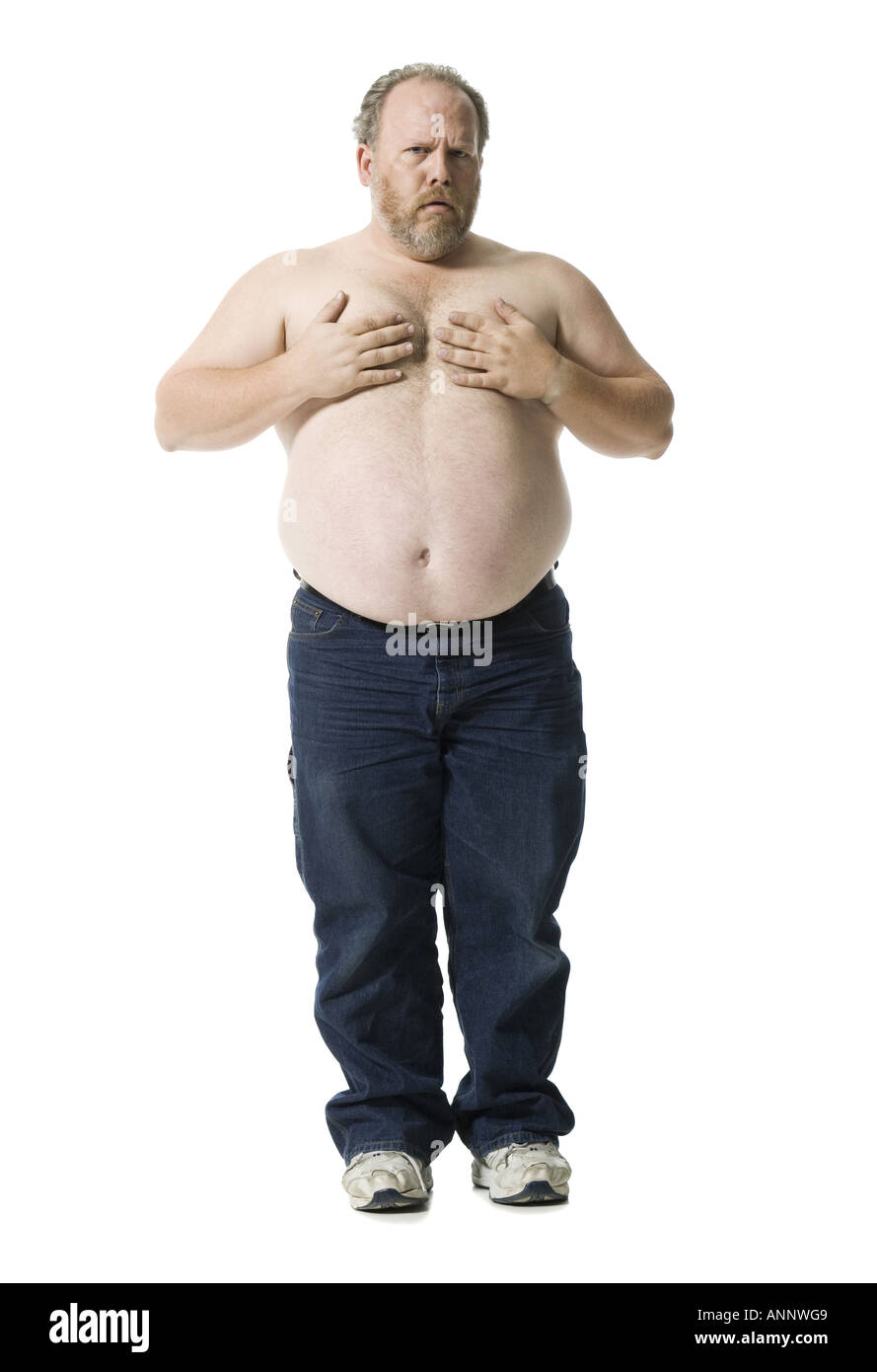 Hands covering chest Cut Out Stock Images & Pictures - Alamy