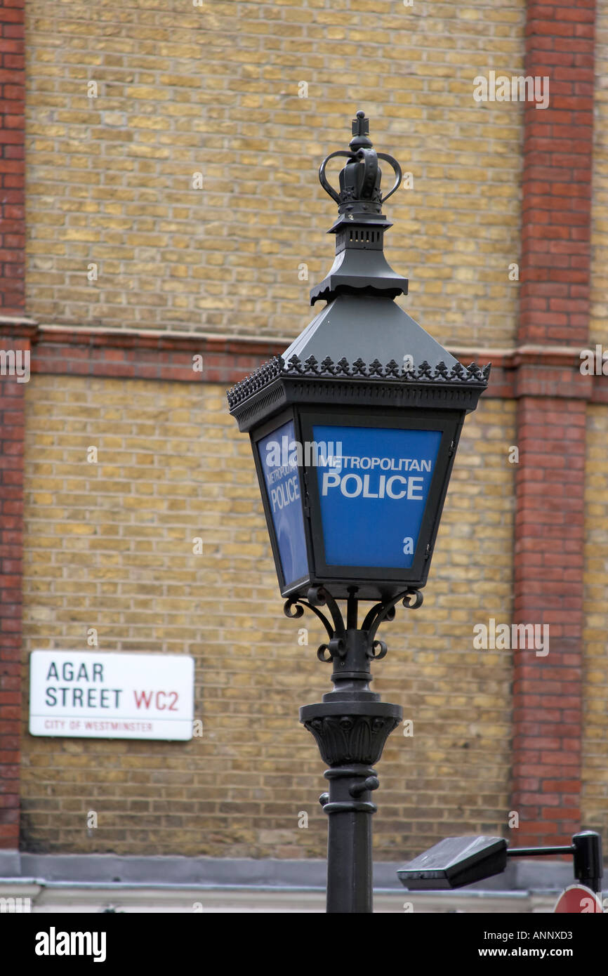 Blue victorian police lantern hi-res stock photography and images - Alamy