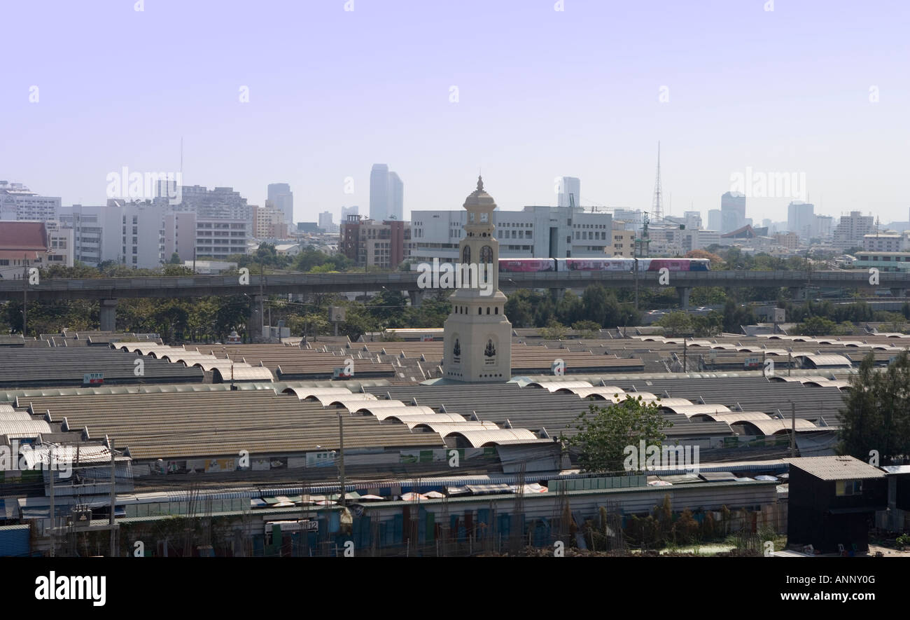 View over Chatuchak Weekend Market Bangkok Thailand Stock Photo - Alamy