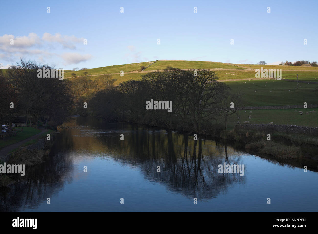 River Wharfe at the Yorkshire Dales village of Burnsall Stock Photo - Alamy