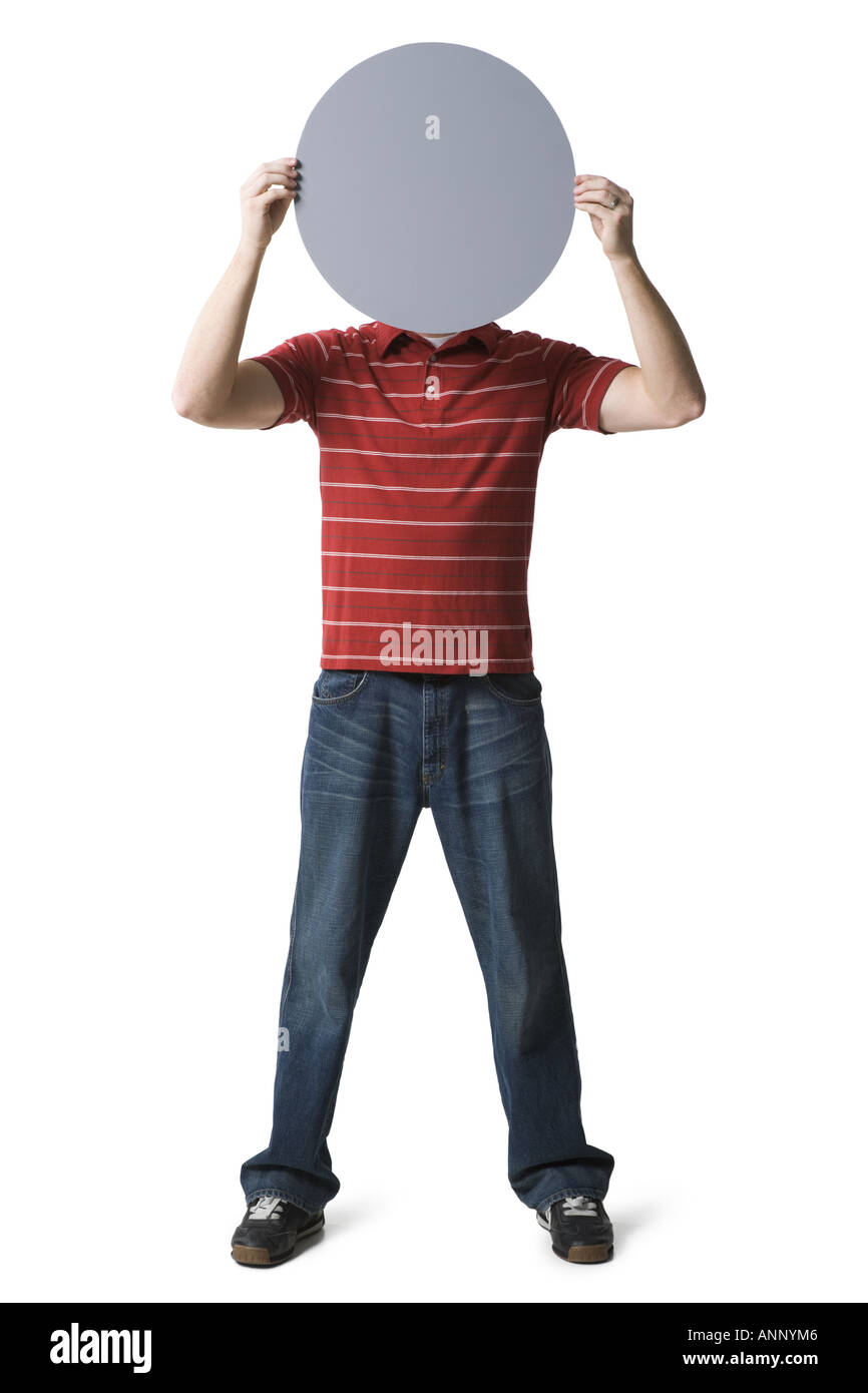 Placard obscured face hi-res stock photography and images - Alamy