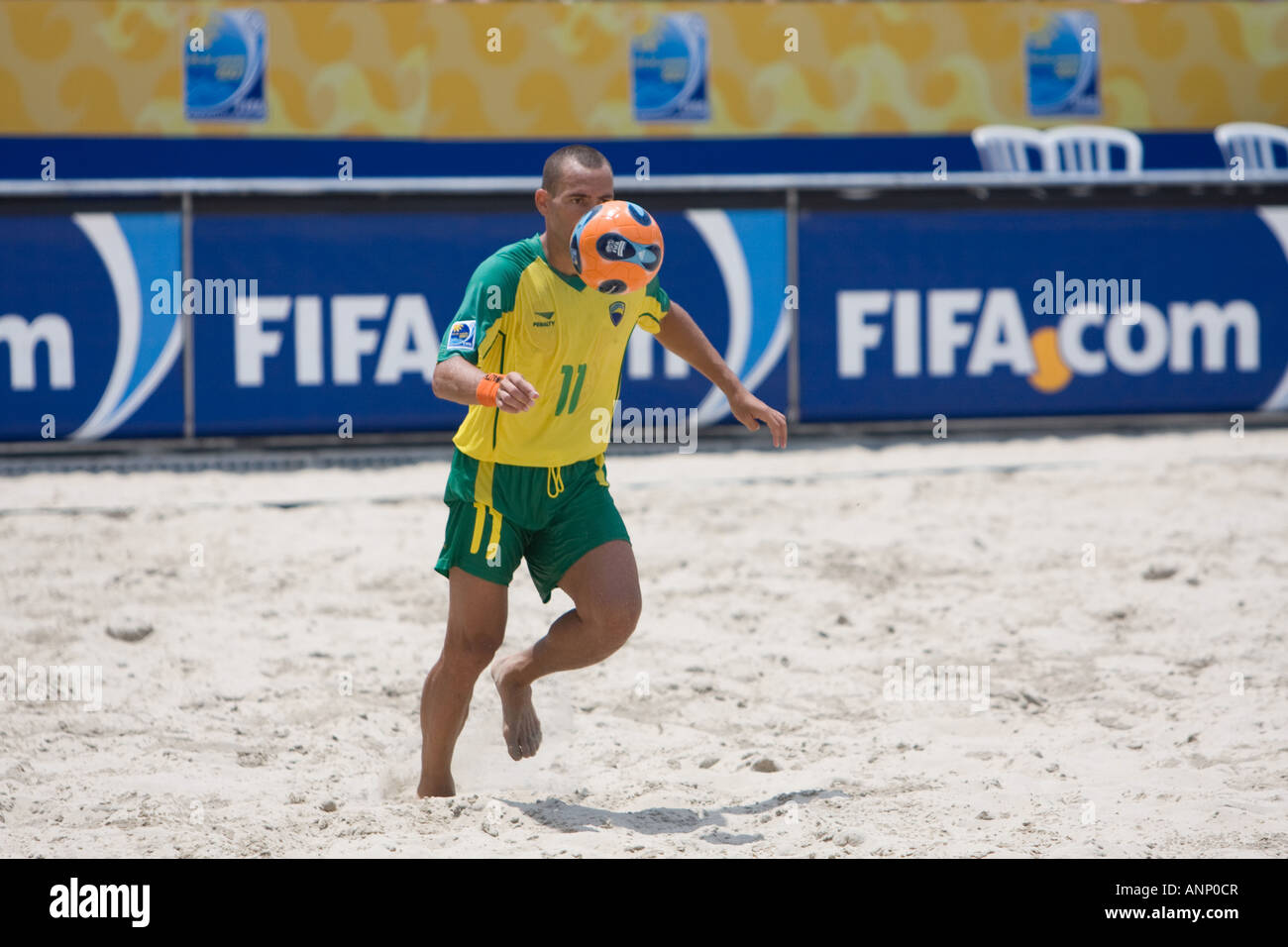 Brazil Beach Football Stock Photo - Alamy