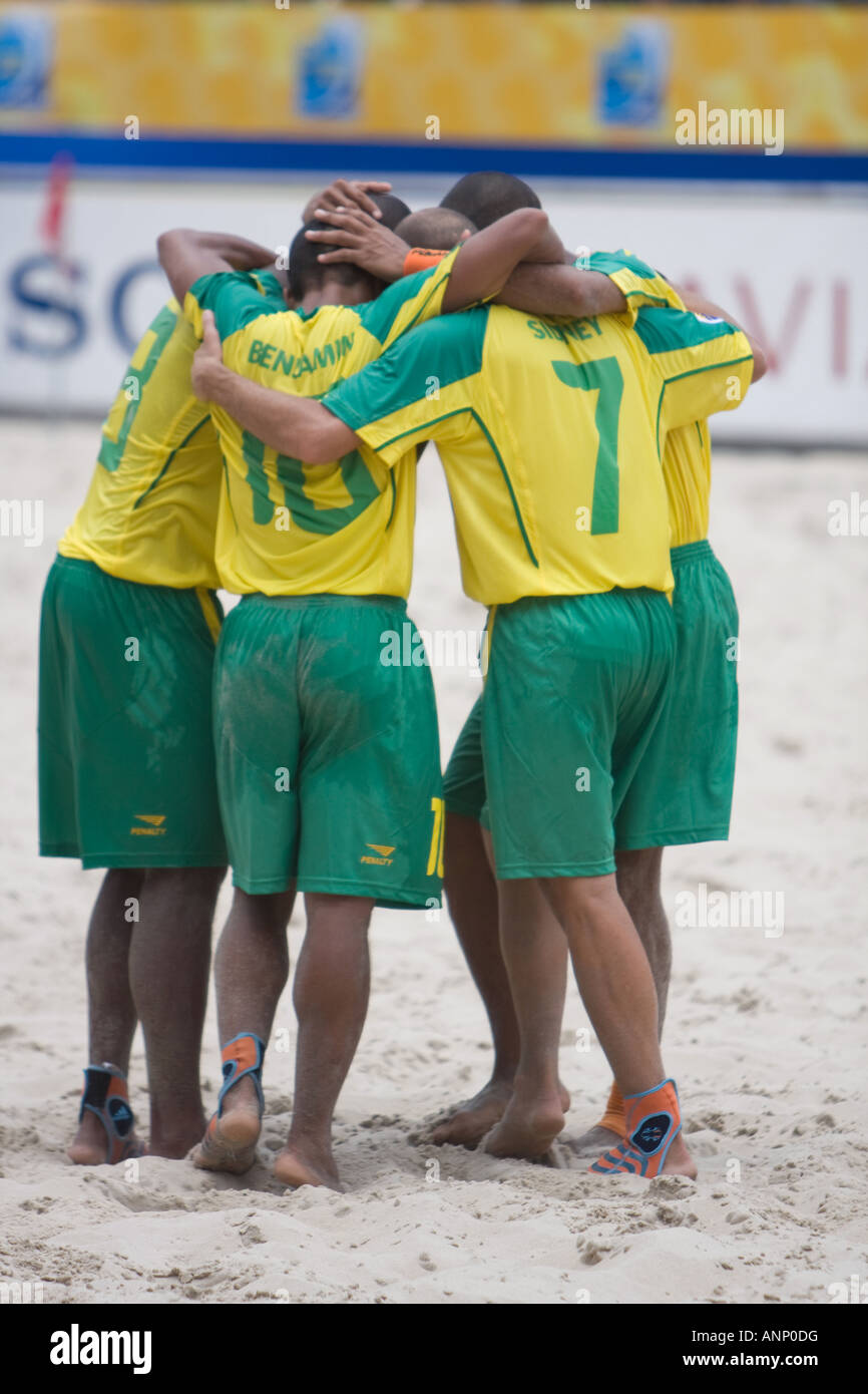 Brazil Beach Football Stock Photo - Alamy