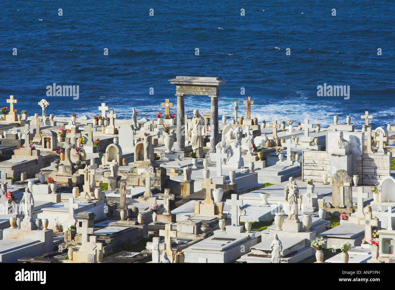 san juan puerto rico cemetary Stock Photo - Alamy