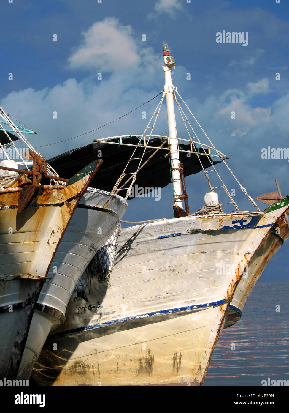 Old Fishing Boats Stock Photo - Alamy