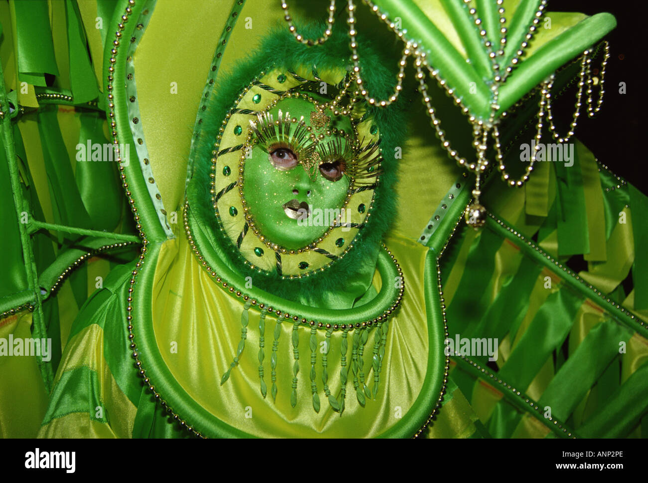 Portrait of a person standing in a masquerade costume Stock Photo - Alamy