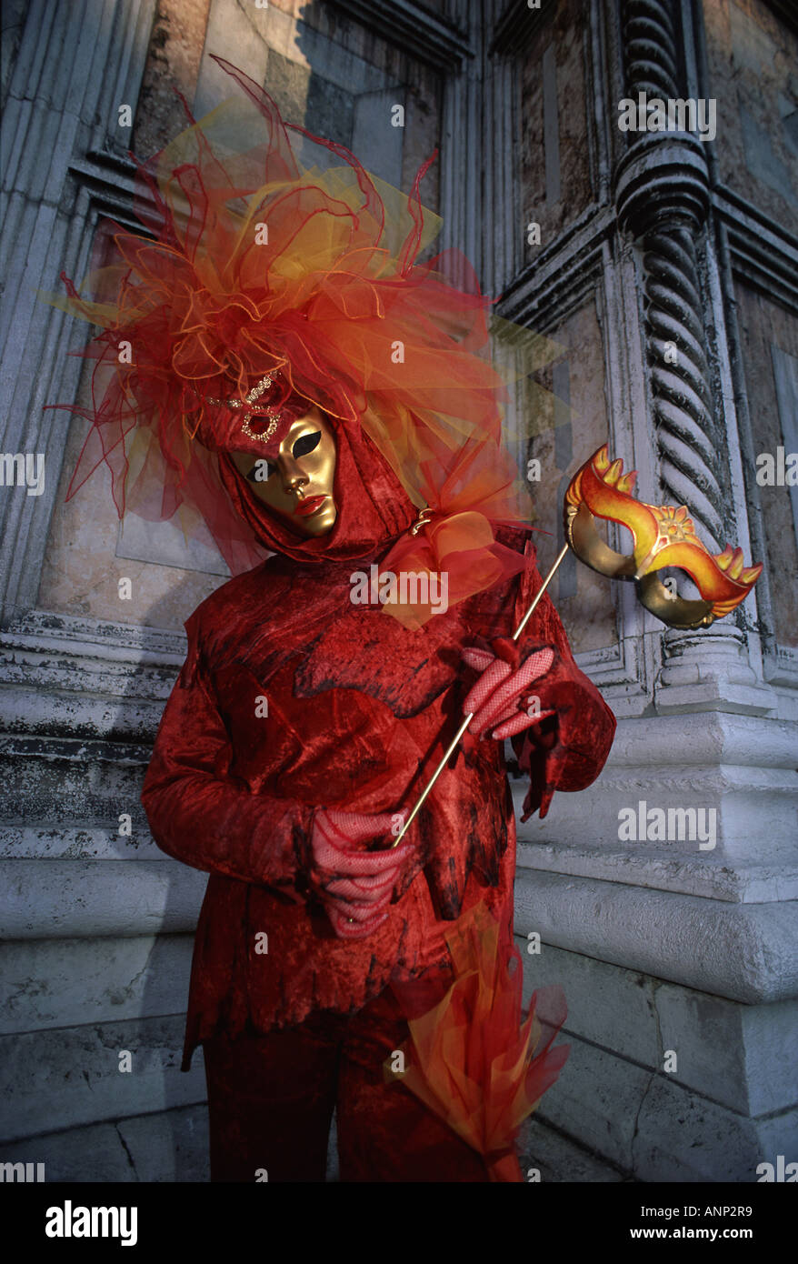 Portrait of a person in a masquerade costume Stock Photo - Alamy