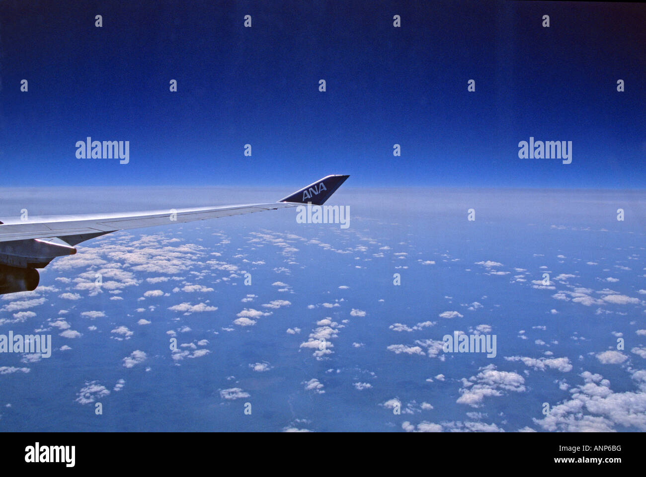 A View from aircraft window Stock Photo - Alamy