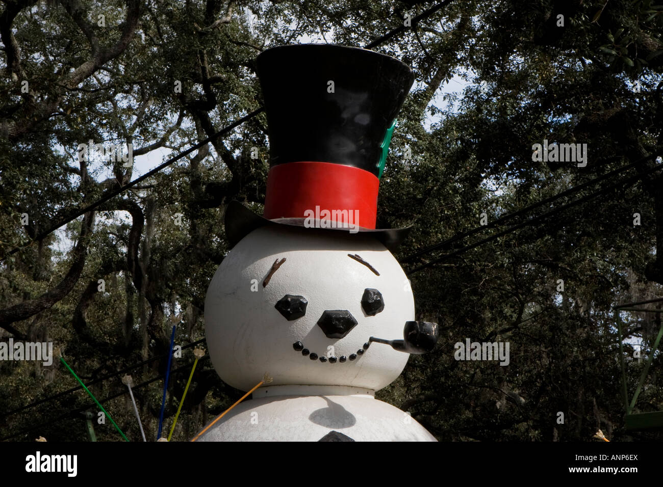 Giant Snowman Head Stock Photo - Alamy