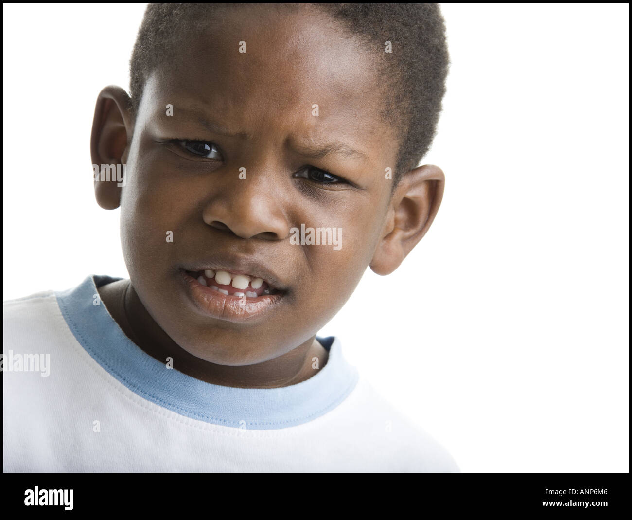 Portrait of a boy smiling Stock Photo - Alamy