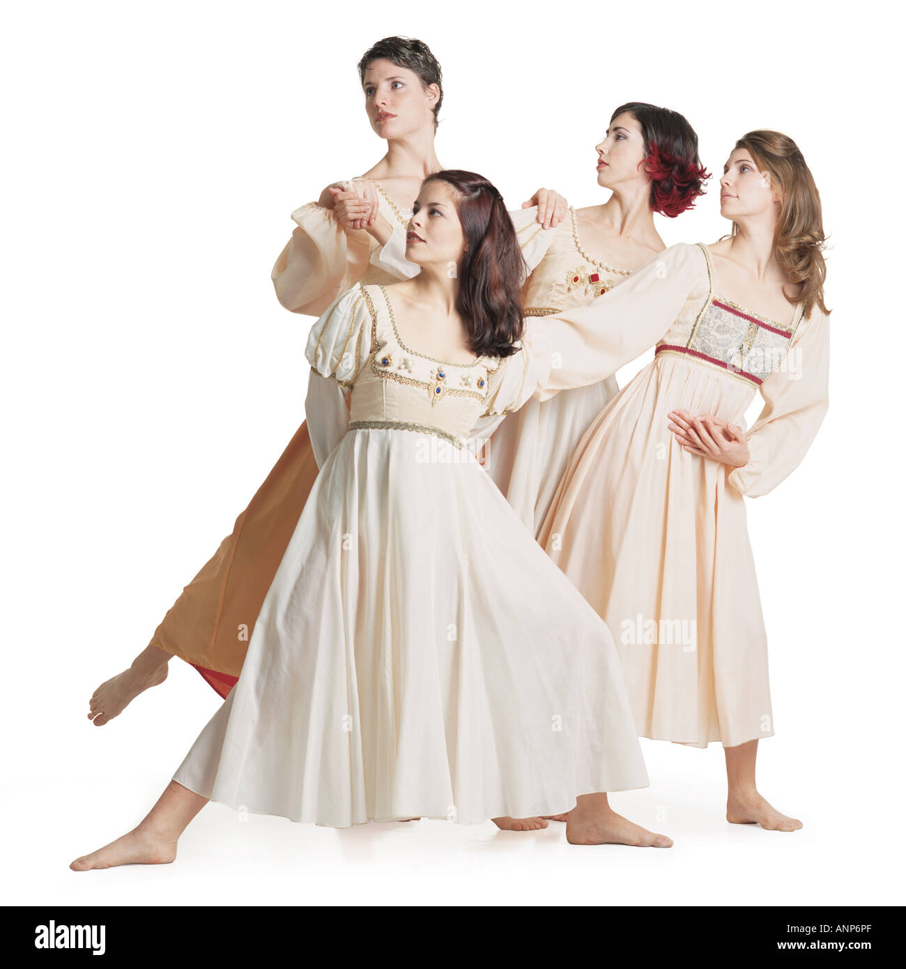 Women dancing together not smiling Cut Out Stock Images & Pictures - Alamy