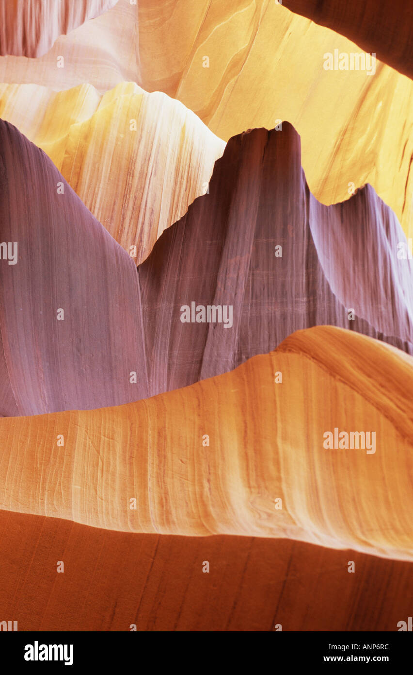Windswept rock formations Stock Photo - Alamy