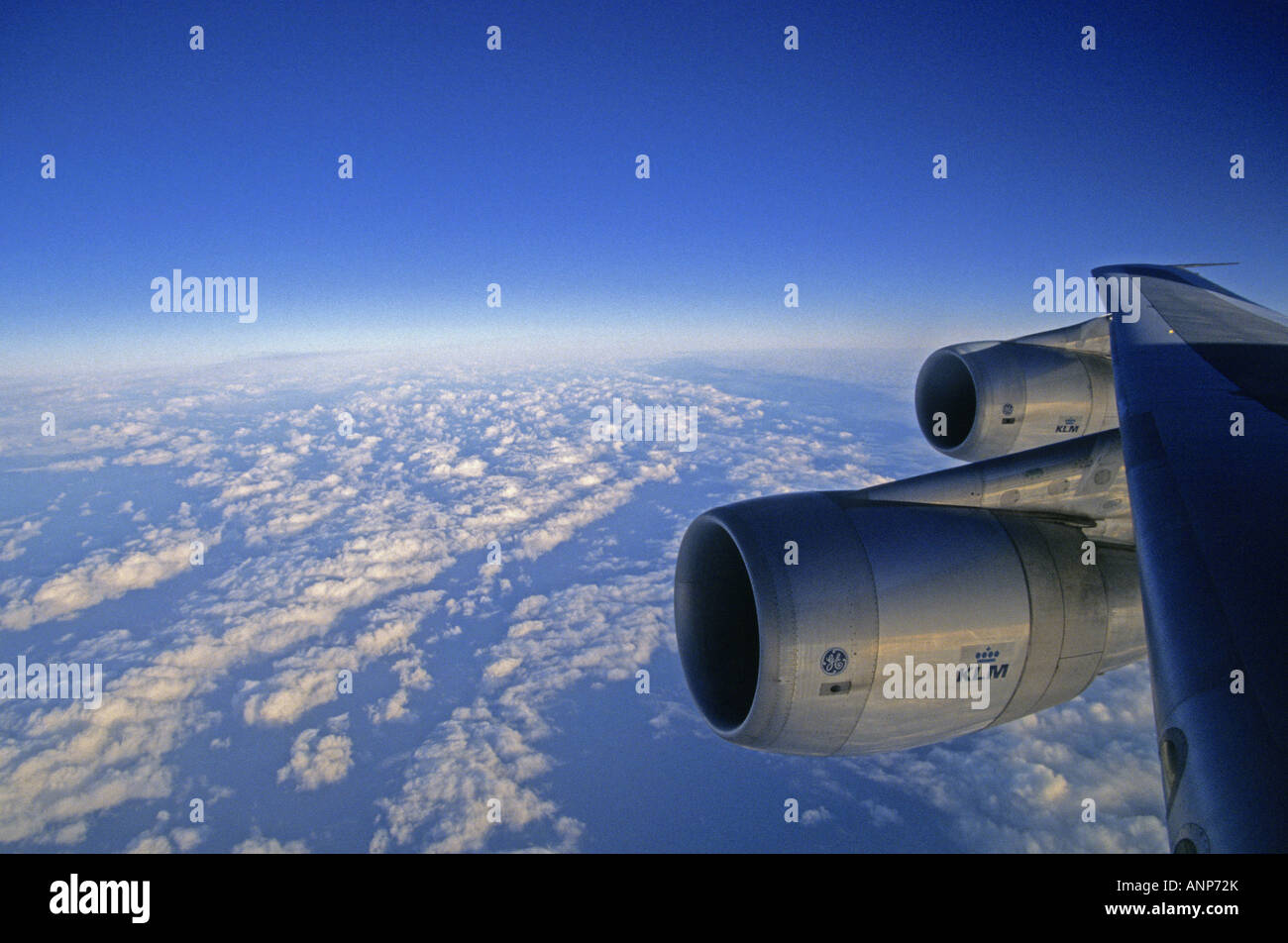 A view from aircraft window Stock Photo - Alamy