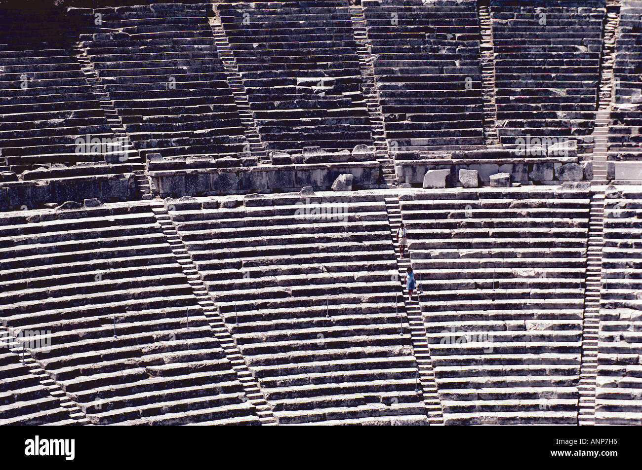 High angle view steps amphitheater hi-res stock photography and images ...