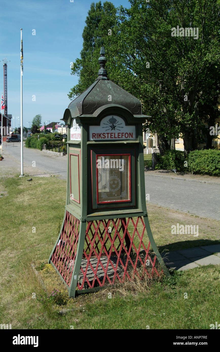 Swedish phone box hi-res stock photography and images - Alamy