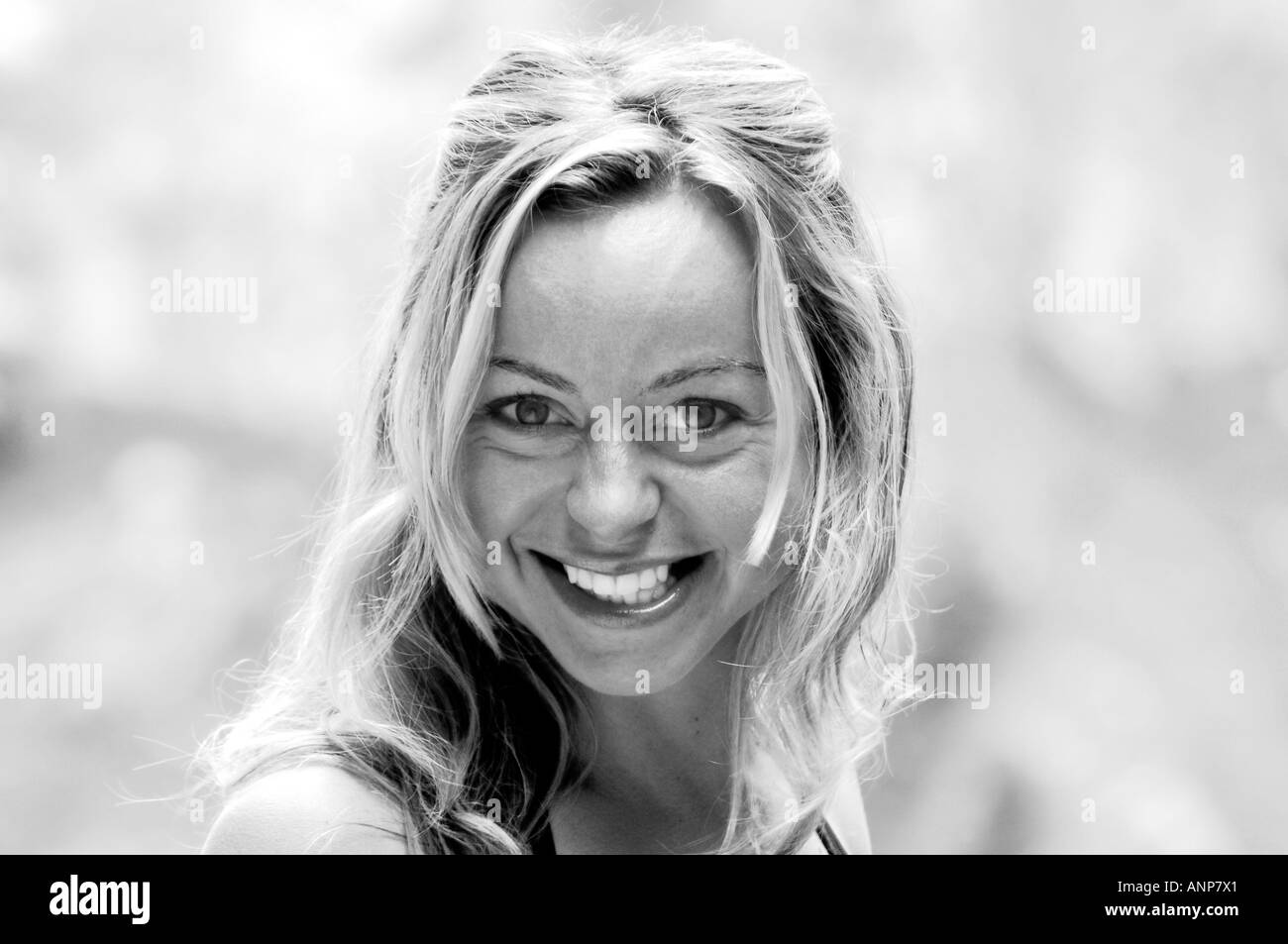 blonde blond female woman model face portrait horizontal headshot head ...