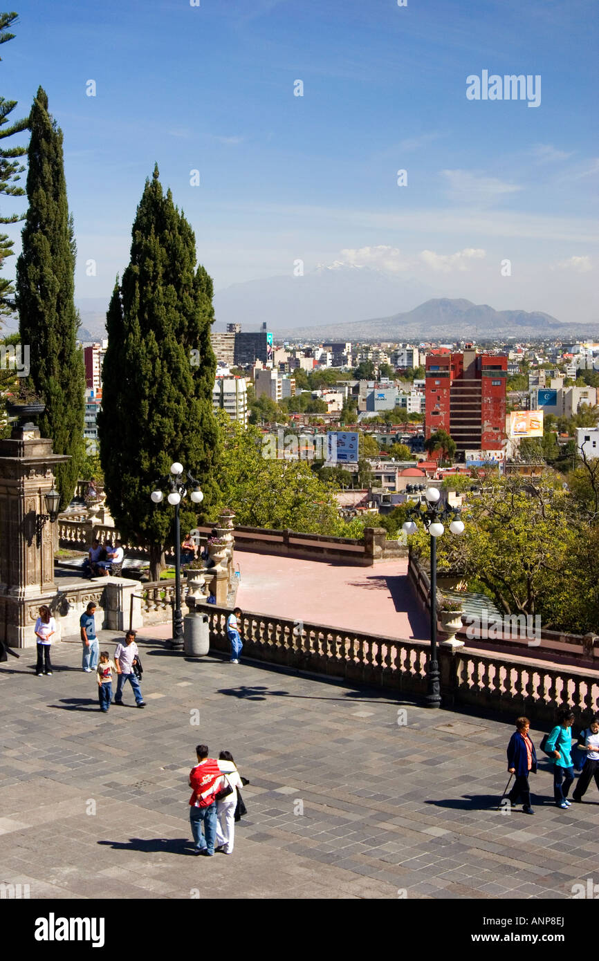 A view of Mexico City from Chapultepec Castle Mexico Stock Photo - Alamy