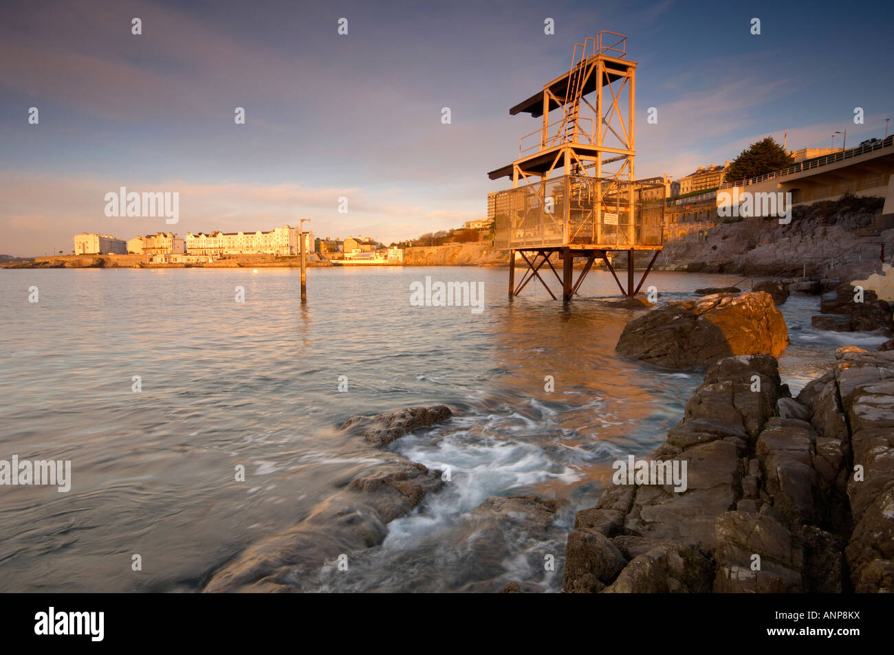 Old diving board hi-res stock photography and images - Alamy