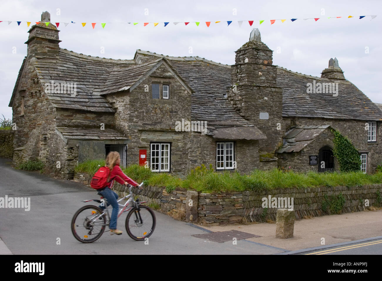 The ancient post office in Tintagel North Cornwall Stock Photo - Alamy
