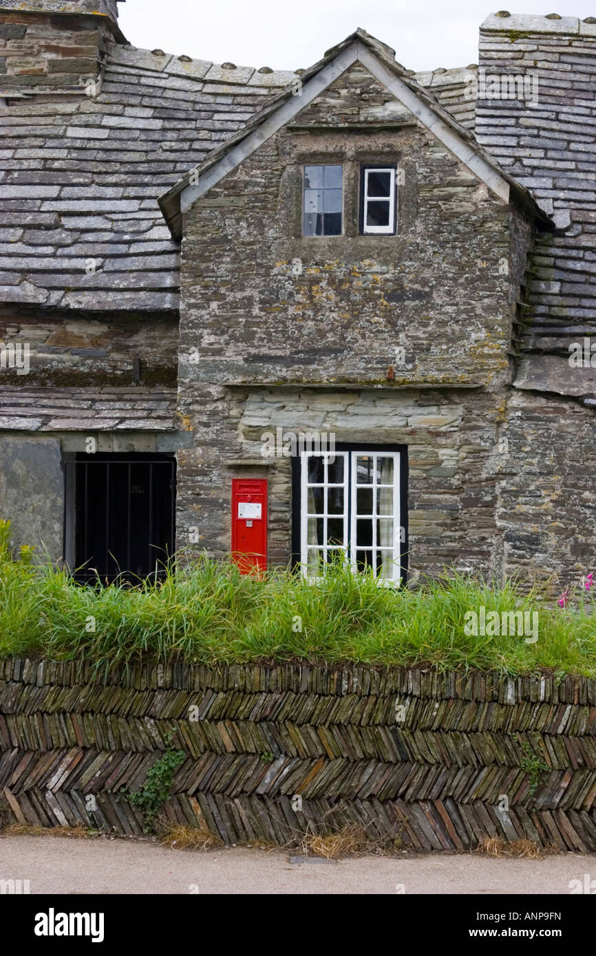 The ancient post office in Tintagel North Cornwall Stock Photo - Alamy