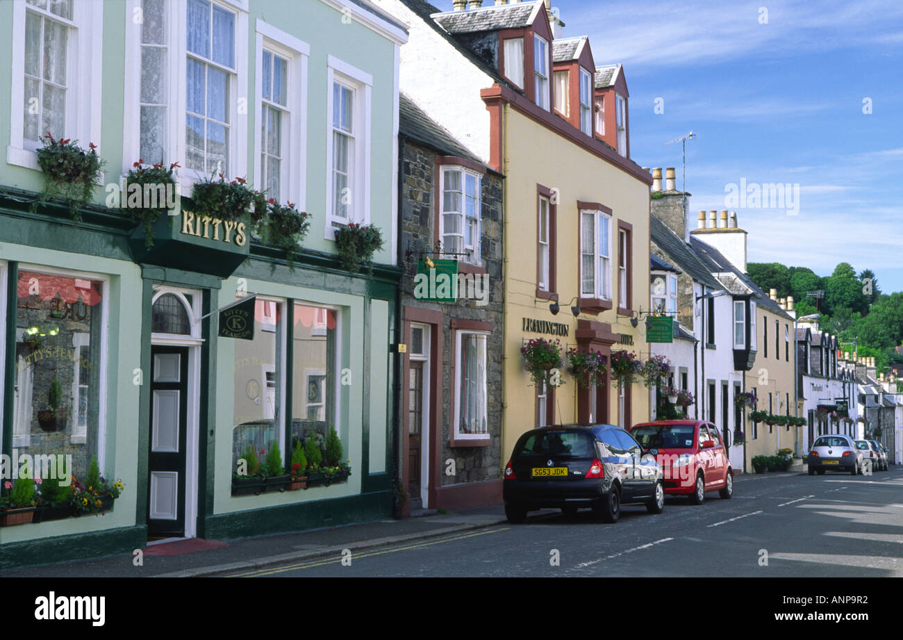 New Galloway town centre Stock Photo - Alamy